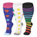 Plusock Plus Size Colorful Polka Dots Compression Socks(3 Pairs) – plusock