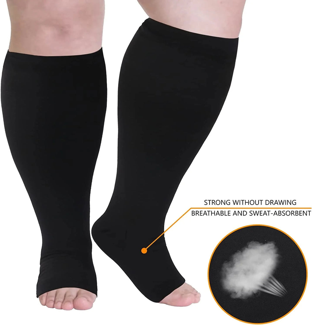 Plus Size Compression Socks | Wide Calf Compression Socks – plusock