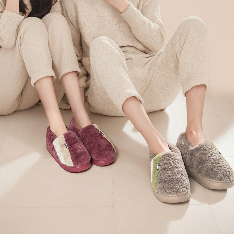 Plusock Plus Size Color Matching Slippers – plusock