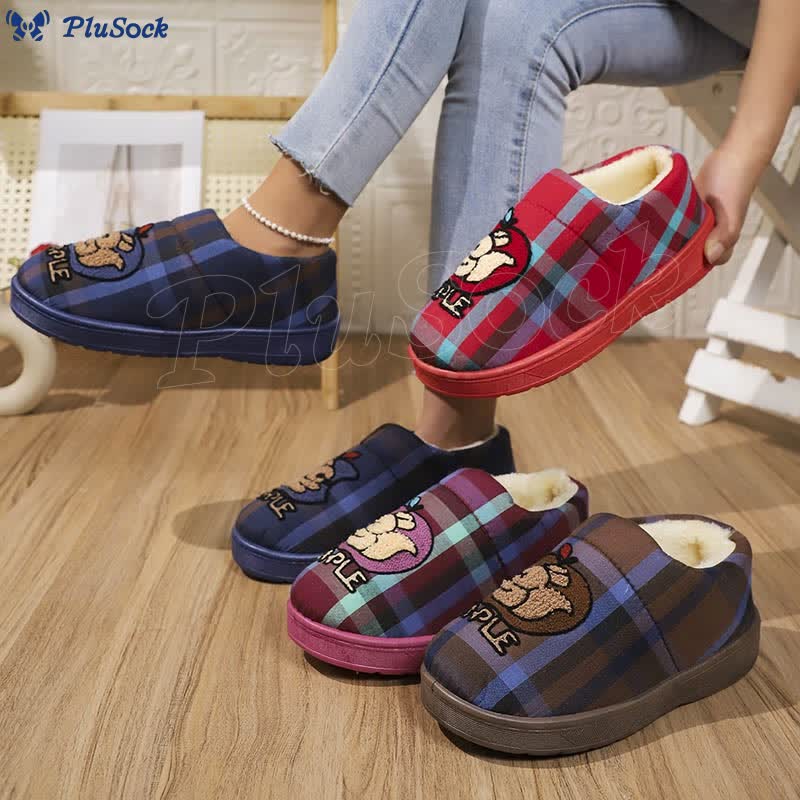 Plusock Plus Size Apple Slippers – plusock