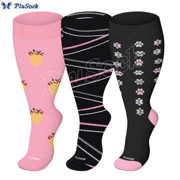 Plus Size Compression Socks | Wide Calf Compression Socks – plusock