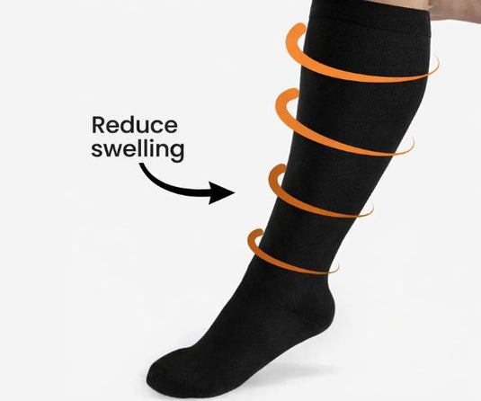 Plusock Colorful Pattern Plus Size Compression Socks 2XL-7XL(3 Pairs ...