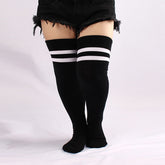 Plus Size Thigh High Socks | Thigh High Compression Socks – plusock
