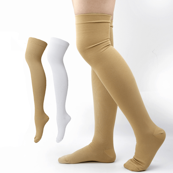 Plus Size Thigh High Socks | Thigh High Compression Socks – plusock